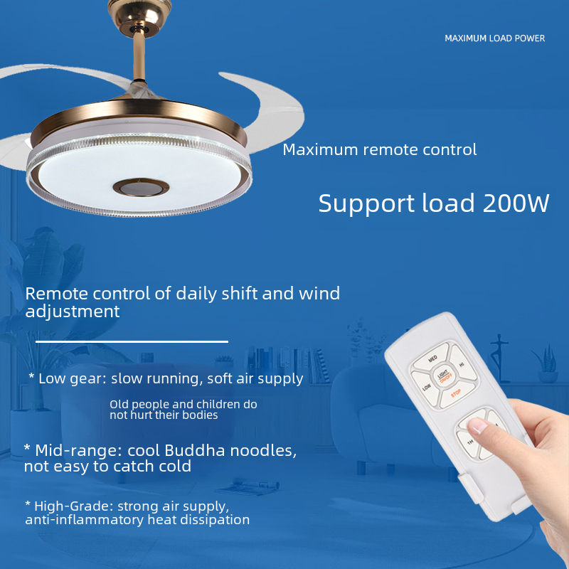 Household ceiling fan lamp remote control timing switch lamp Controller ...